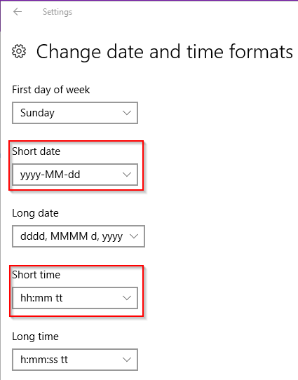 How To Set Windows Date And Time Formats To The Internationally 